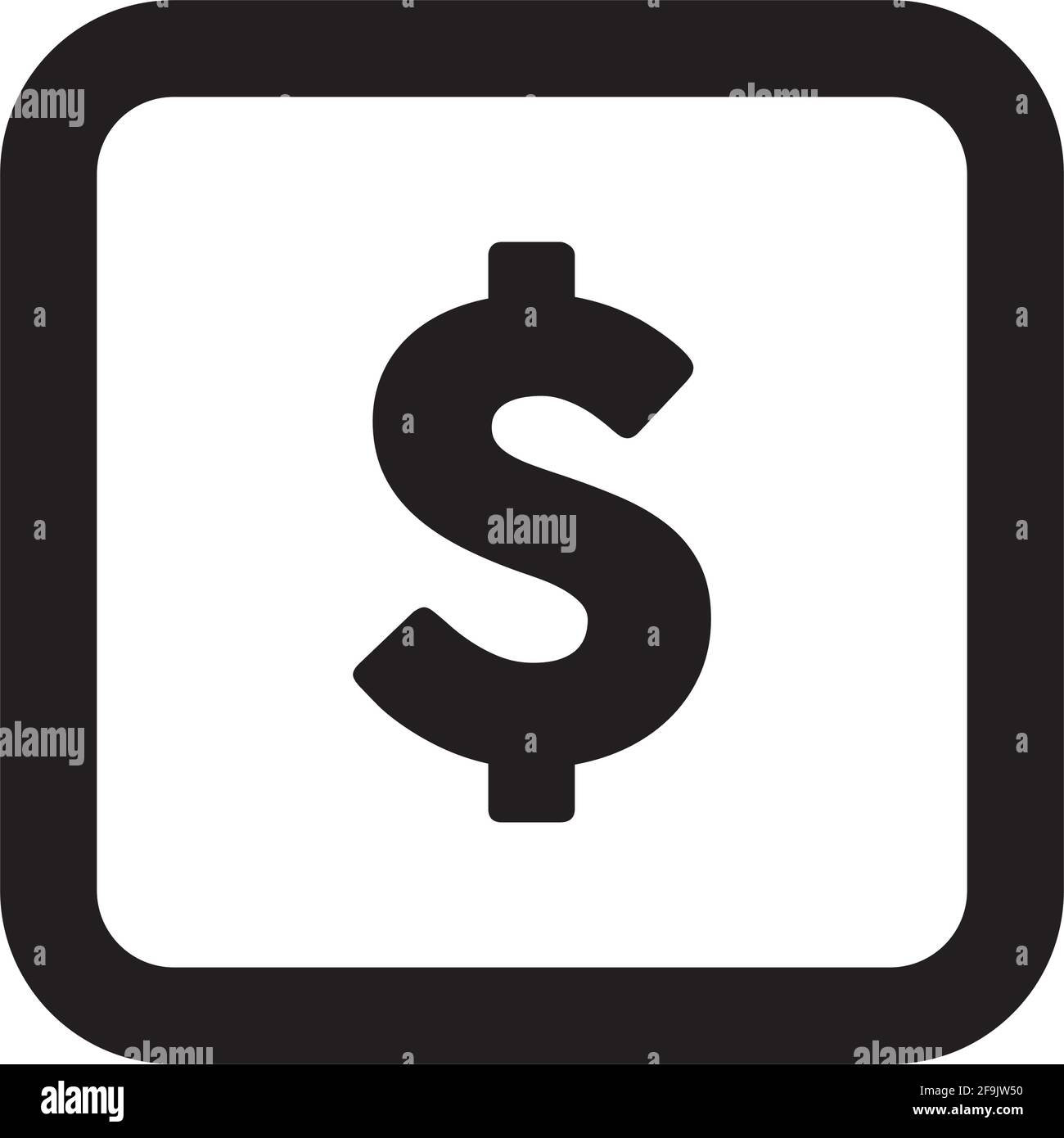 USD symbol icon vector dollar sign symbol currency for business and ...