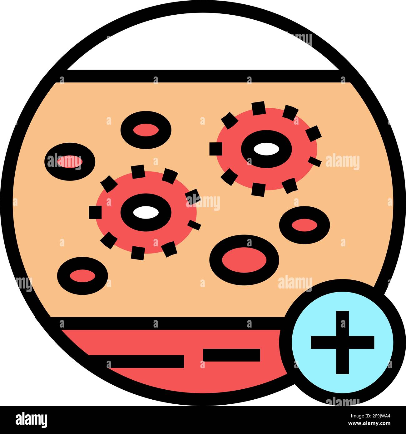 skin infections color icon vector illustration Stock Vector Image & Art ...