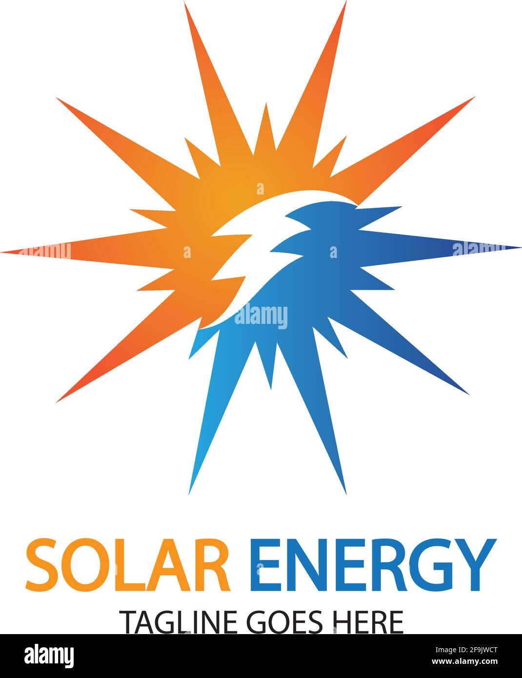 Sun solar energy logo design template. solar tech logo designs Stock ...