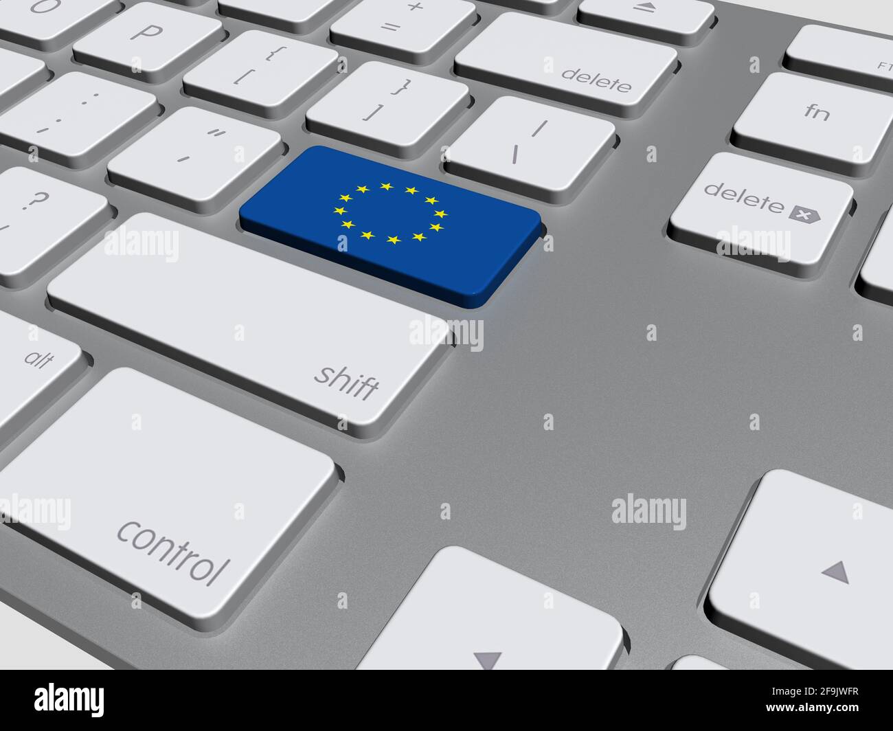 3d button euro symbol hi-res stock photography and images - Alamy