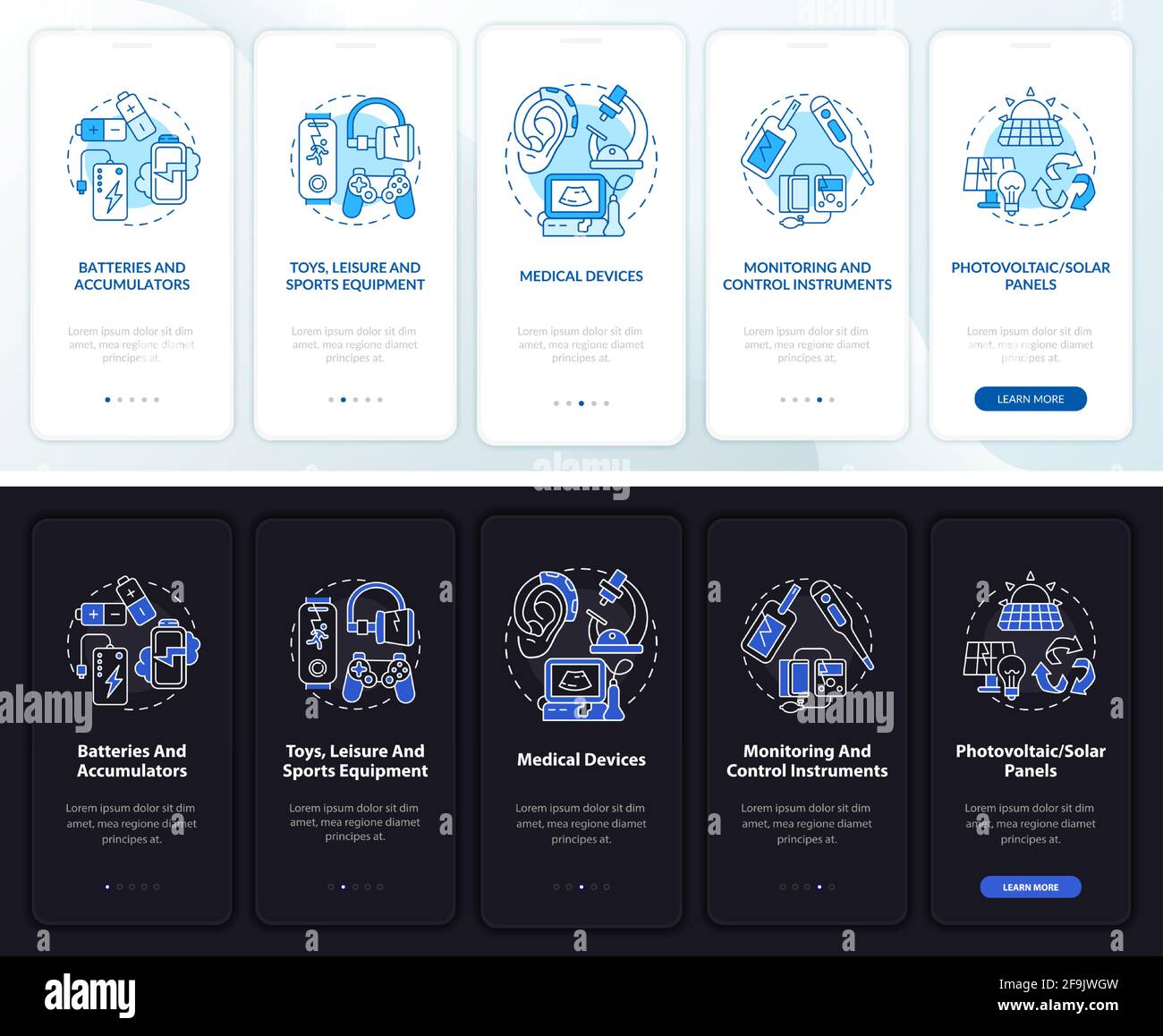 Recycling instructions Stock Vector Images - Alamy