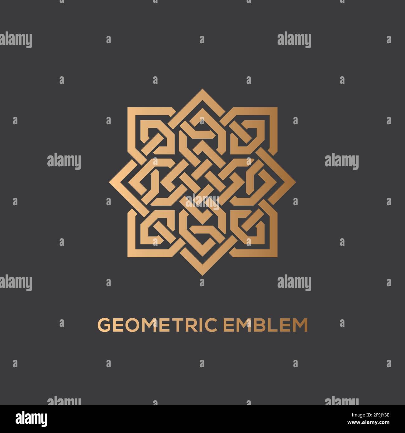 Geometric emblem hi-res stock photography and images - Alamy