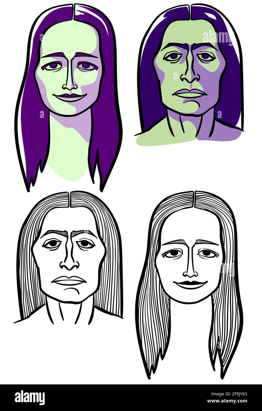 Native American Female Facial Features