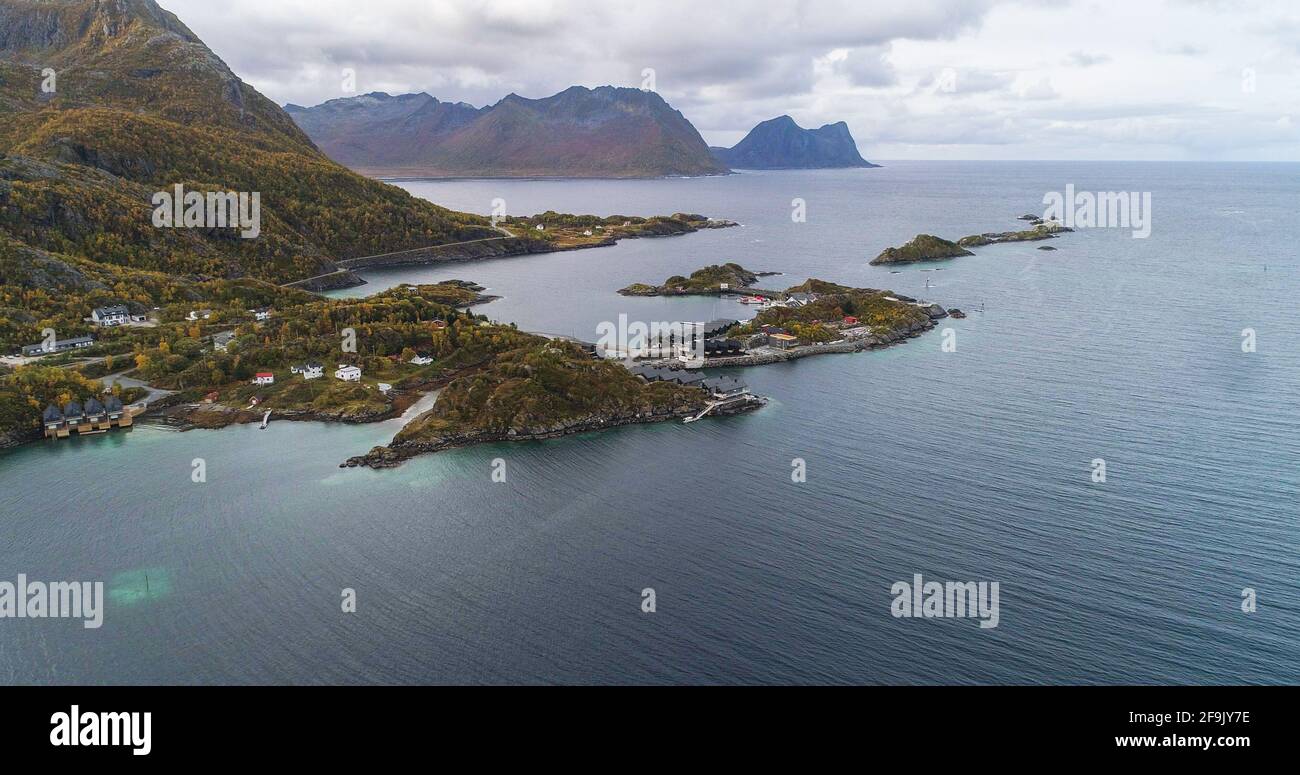 Hamn village senja autumn 03 Stock Photo - Alamy