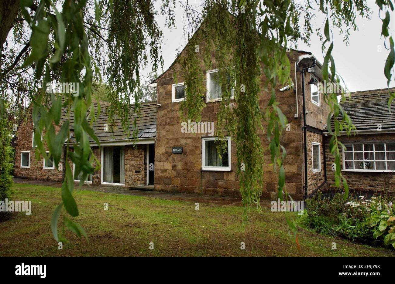 ARTHUR SCARGILL'S HOUSE PICTURED ON THE DAY OF HIS RETIREMENT.THE ...