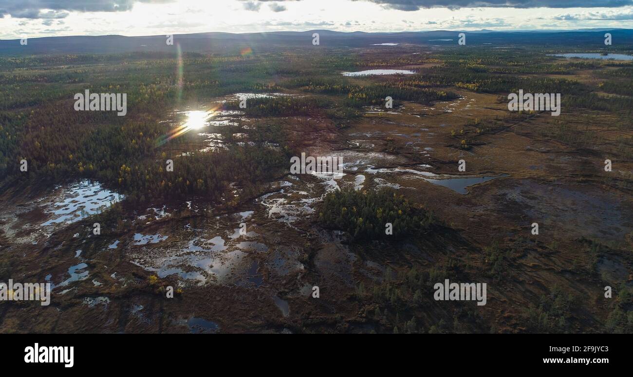 Aerial sweden wetland hi-res stock photography and images - Alamy