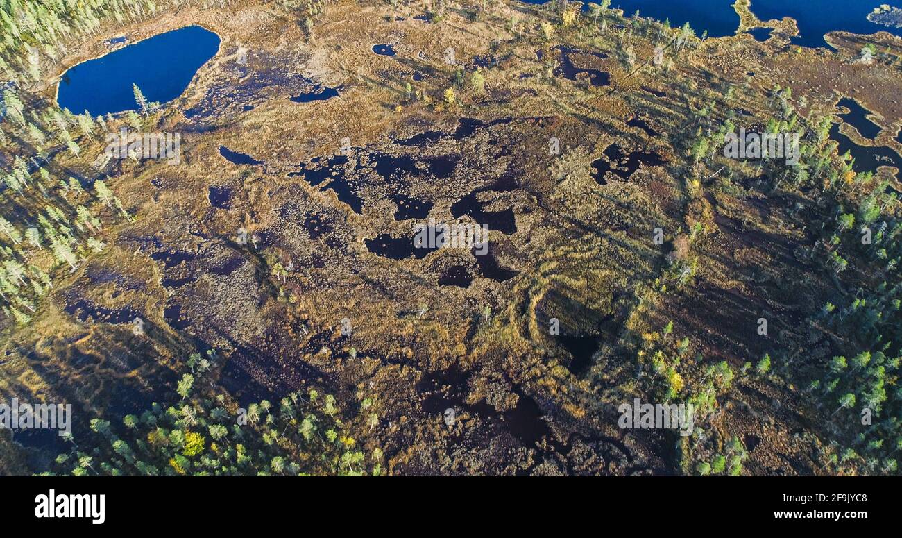 Aerial sweden wetland hi-res stock photography and images - Alamy