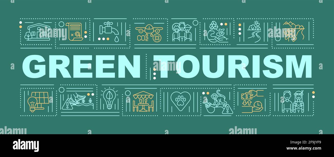 Green tourism word concepts banner Stock Vector Image & Art - Alamy