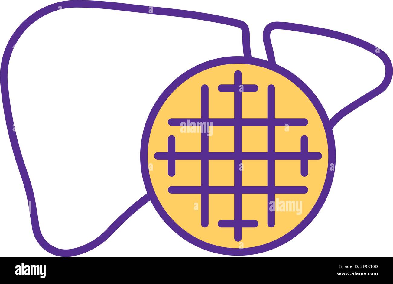 Toxic hepatitis RGB color icon Stock Vector Image & Art - Alamy