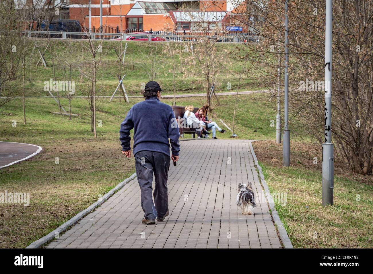 Russia, Moscow. People walk in a street Stock Photo - Alamy