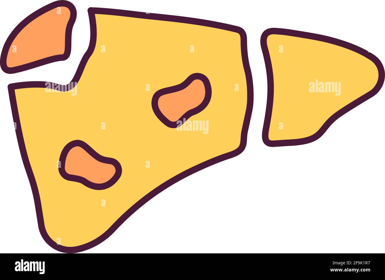 Hepatic failure RGB color icon Stock Vector Image & Art - Alamy