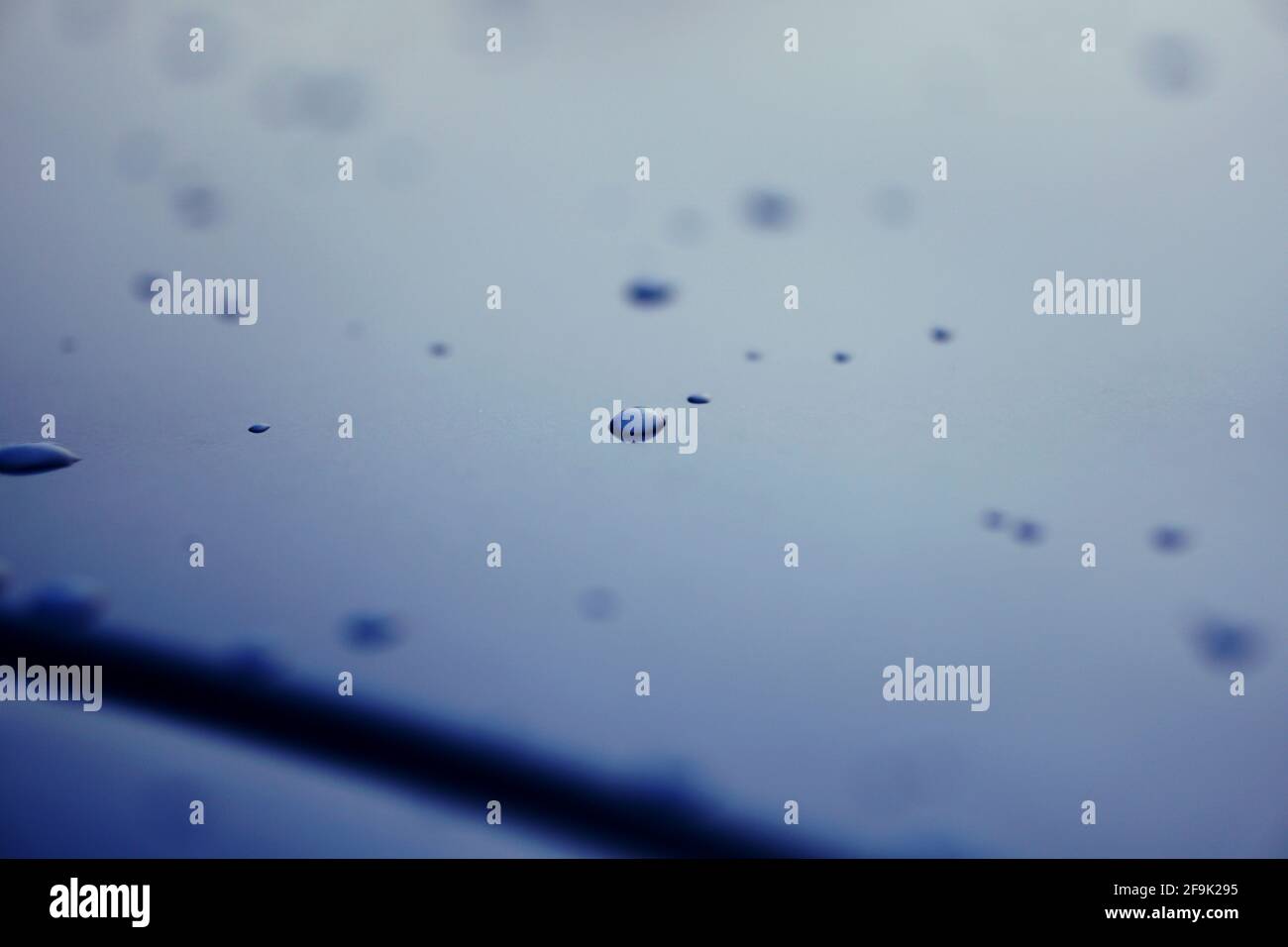 A Drop On The Car Stock Photo - Alamy
