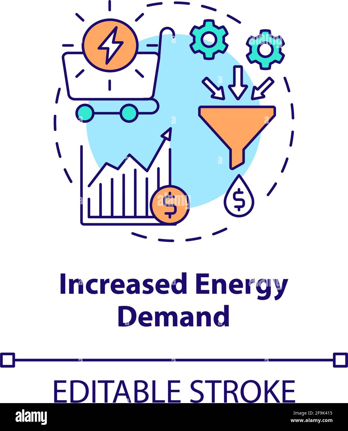 Population forecast Stock Vector Images - Alamy