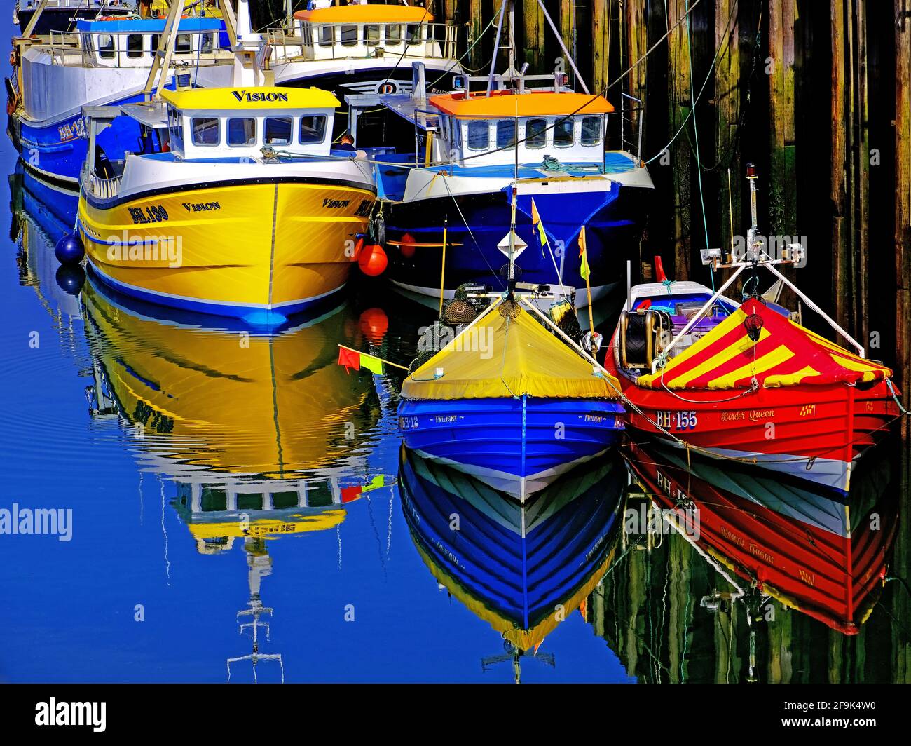 Northumberland coble fishing boat hi-res stock photography and images ...