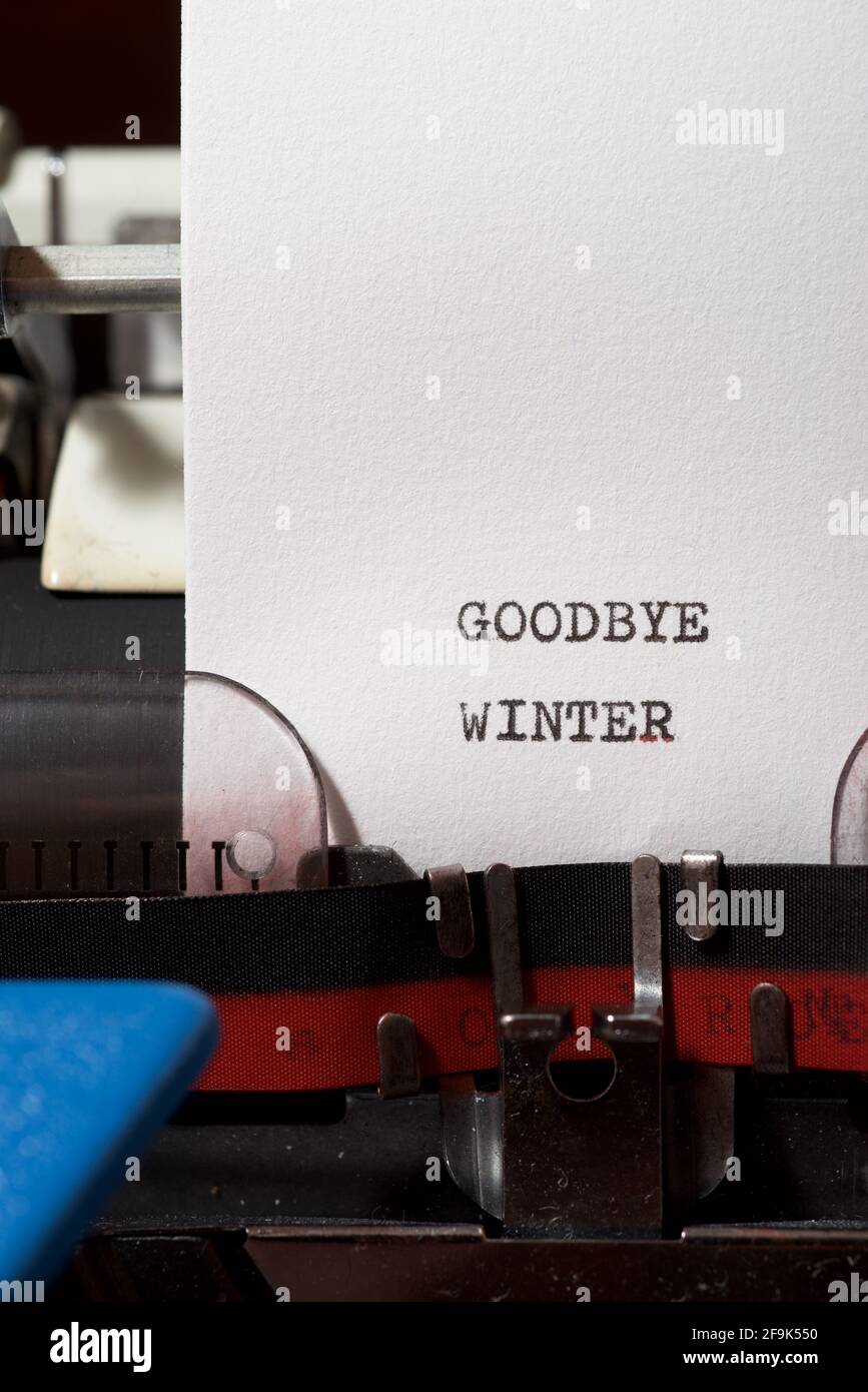 Goodbye winter hello spring hi-res stock photography and images - Alamy