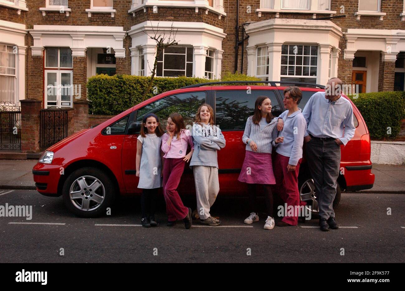 THE O'HAGAN FAMILY AND FRIENDS WITH THE VW SHARAN.25/3/03 PILSTON Stock ...