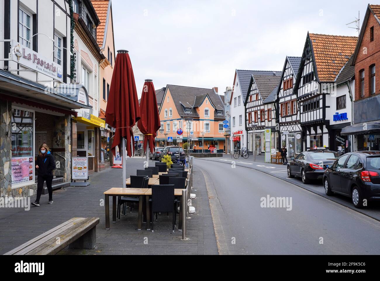 Rheinbach, North Rhine-Westphalia, Germany - Main street in times of ...