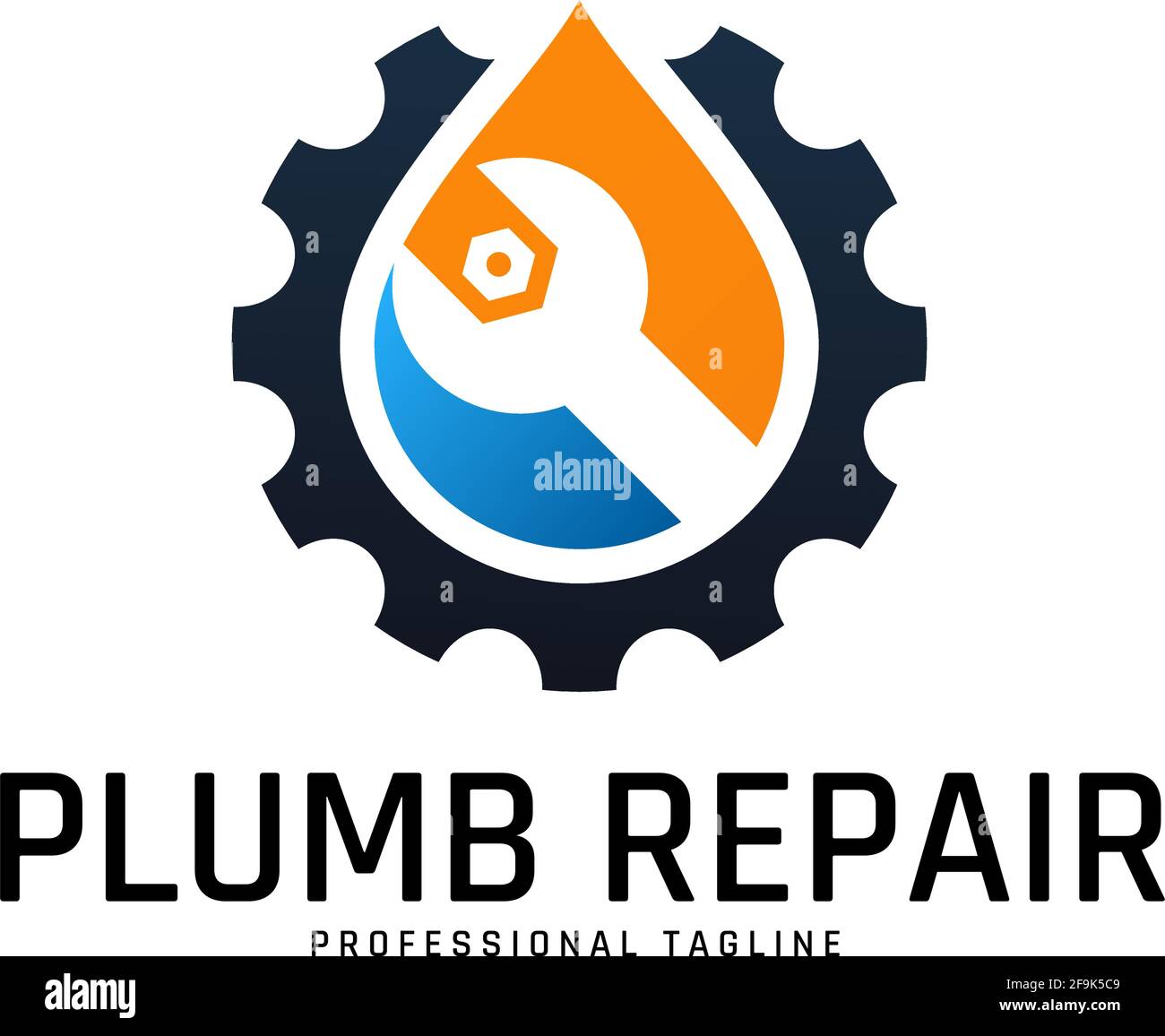 Logo Deisgn Vector Plumb Service Stock Vector Image & Art - Alamy