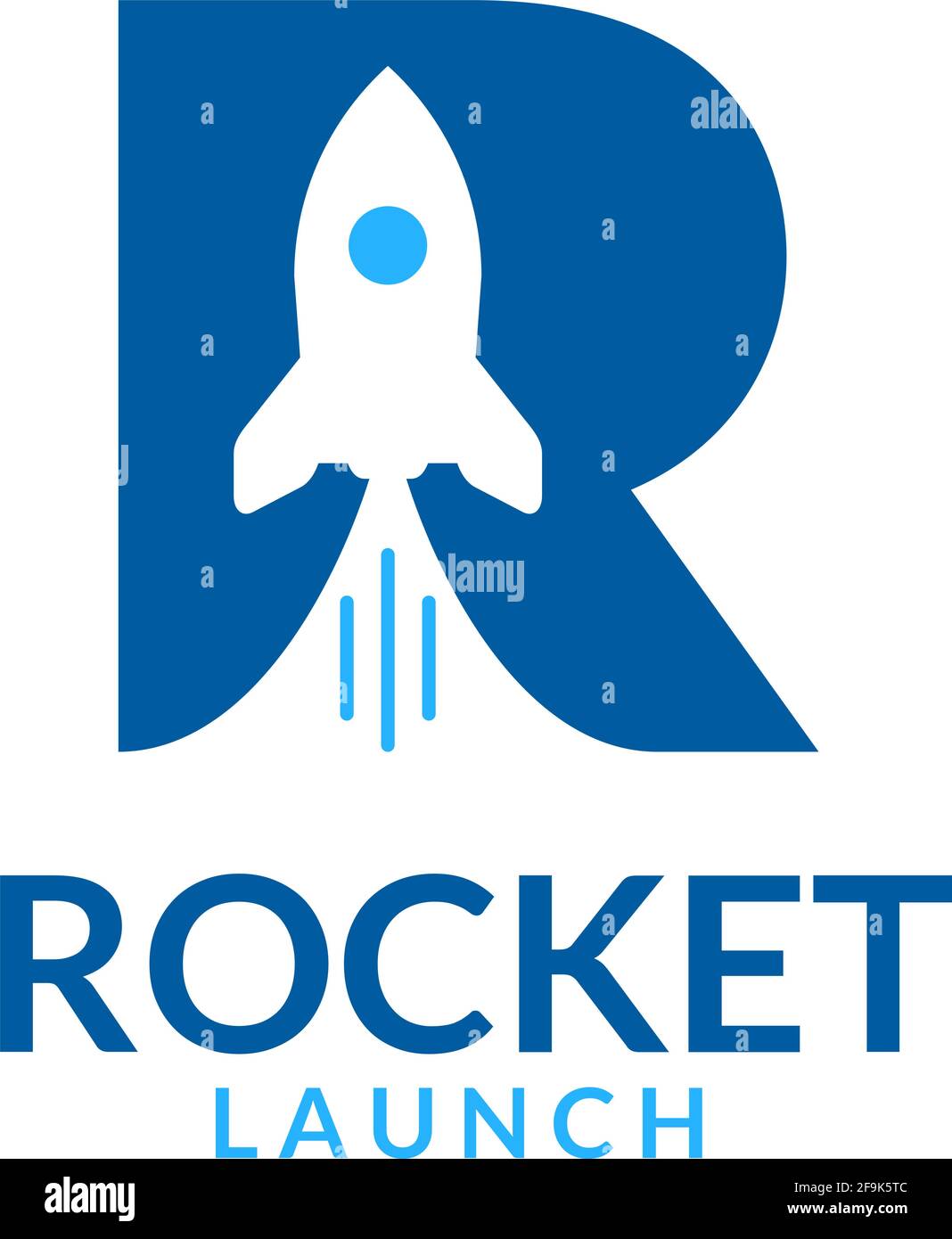 Minimal rocket logo hi-res stock photography and images - Alamy