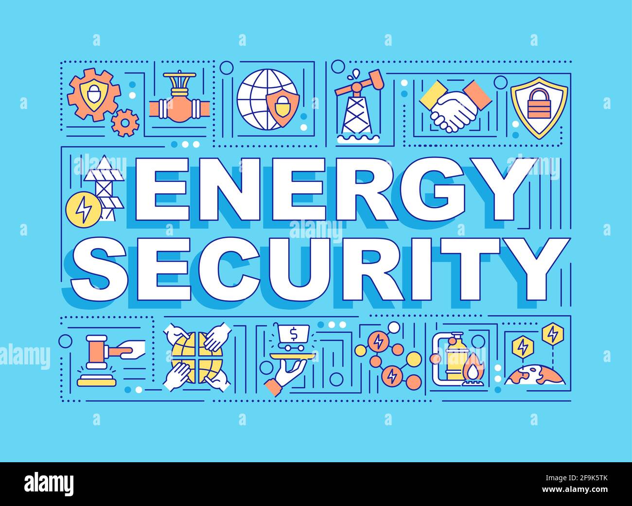 Energy security word concepts banner Stock Vector Image & Art - Alamy
