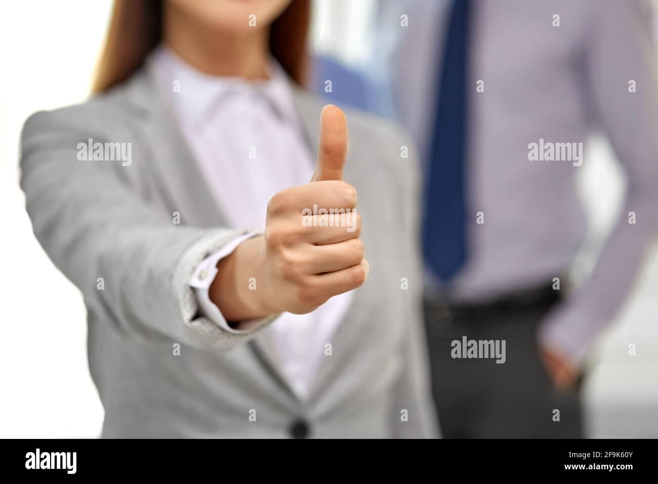 Close up thumbs businessman hi-res stock photography and images - Alamy