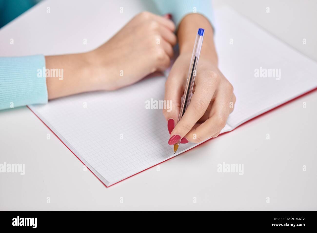 Girl handwriting hi-res stock photography and images - Alamy