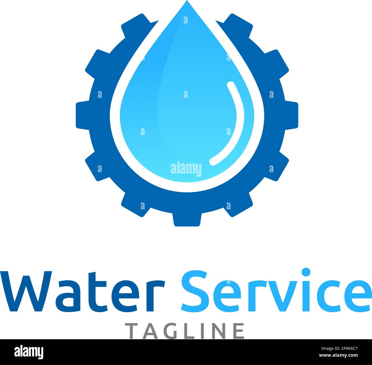 Logo Deisgn Vector Water Service Stock Vector Image & Art - Alamy