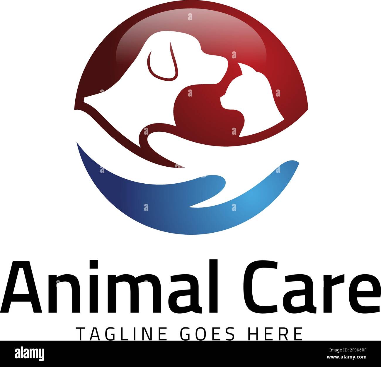 Logo design Animal Care Stock Vector Image & Art - Alamy