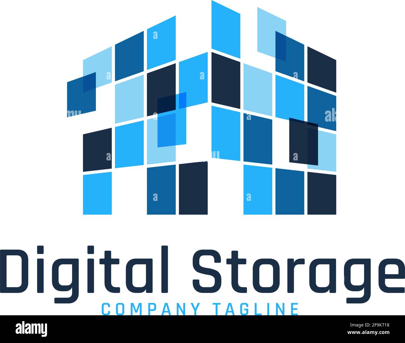 Logo Deisgn Vector Digital Storage Stock Vector Image & Art - Alamy