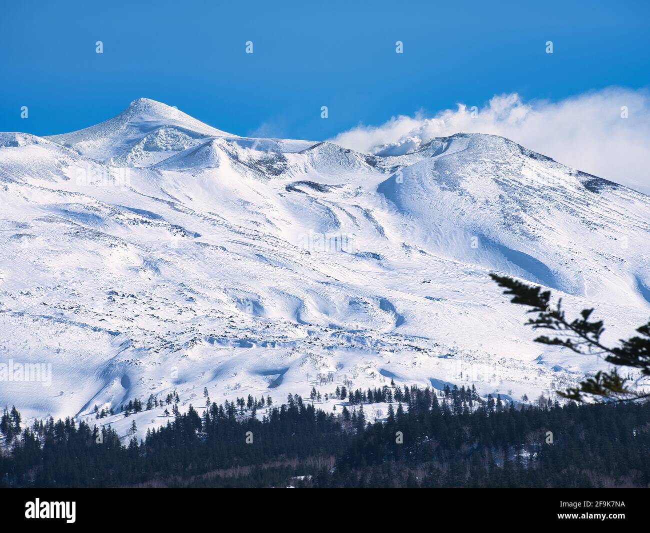 Mt. Tokachi-Dake in Winter, Hokkaido, Japan Stock Photo - Alamy
