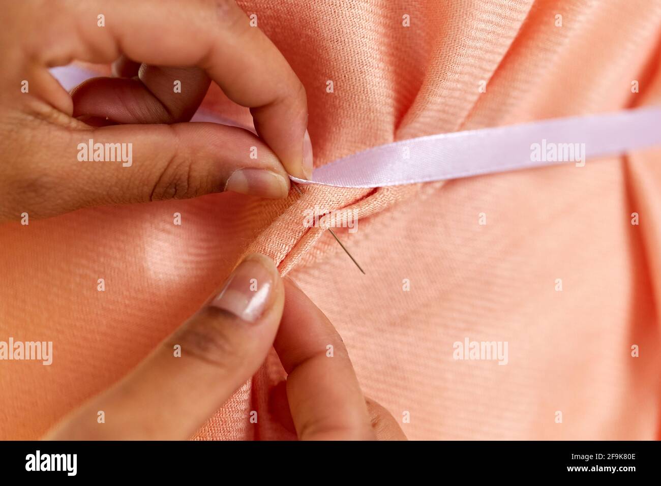 Attaching fabric hi-res stock photography and images - Alamy