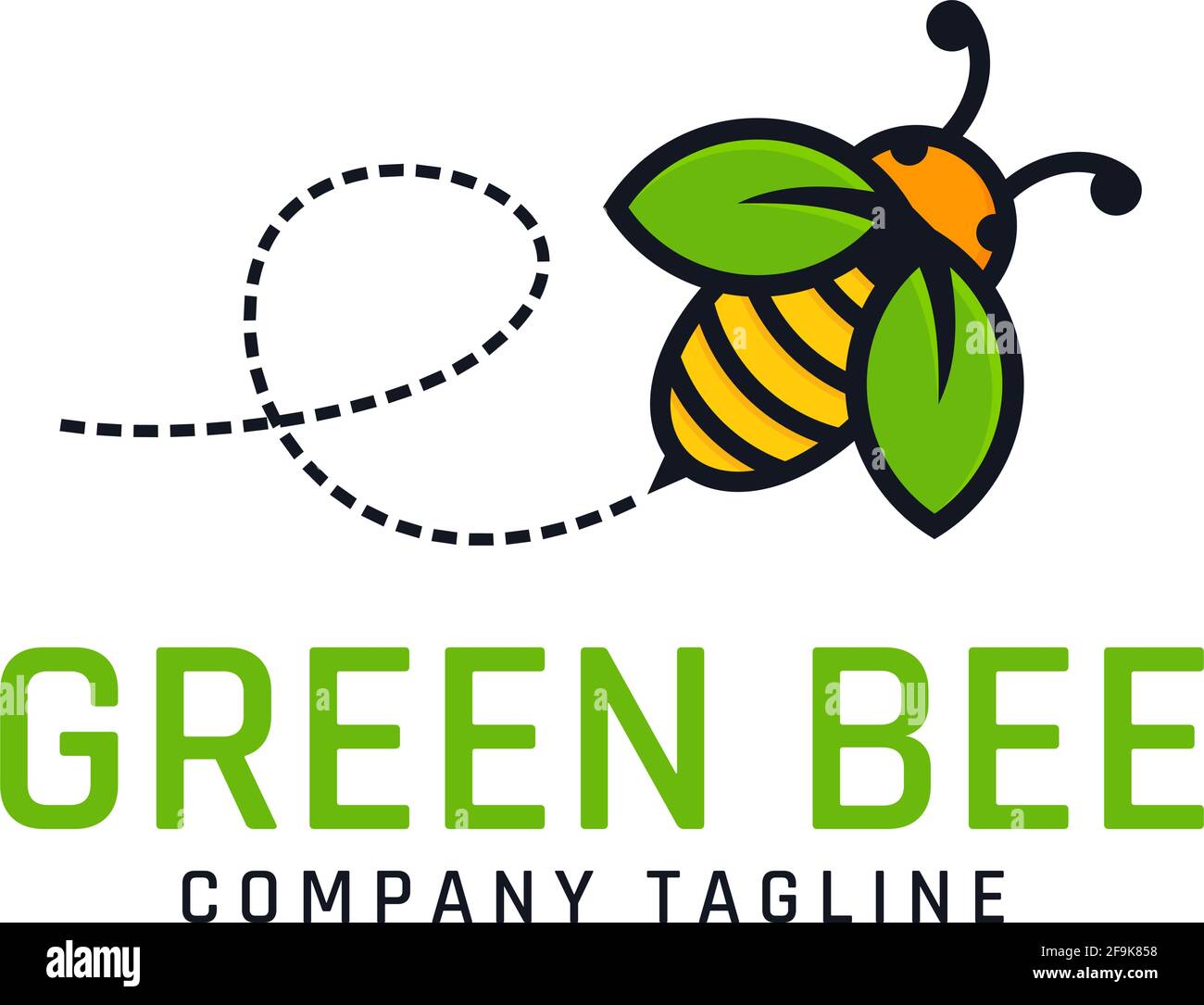 Modern bee vector Cut Out Stock Images & Pictures - Alamy