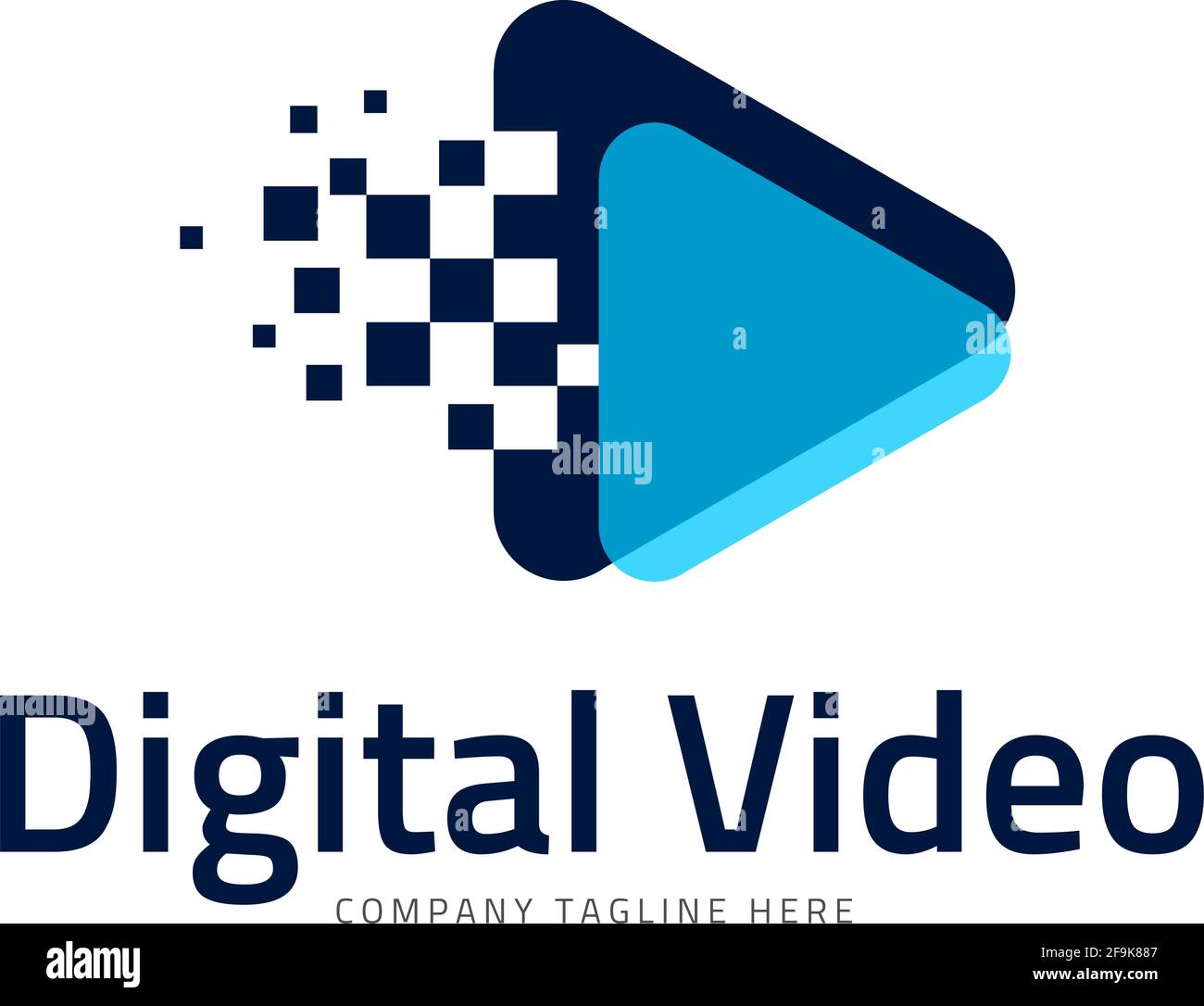 Logo Digital Video Design Vector Stock Vector Image & Art - Alamy