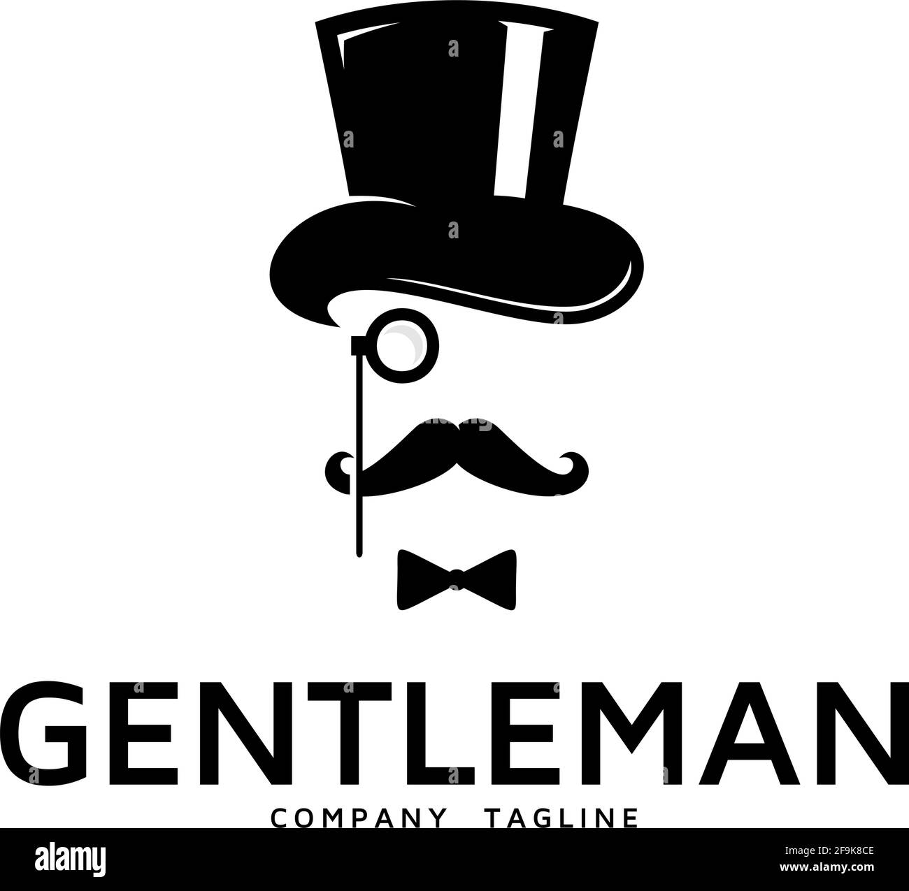 logo design gentelman vector Stock Vector Image & Art - Alamy