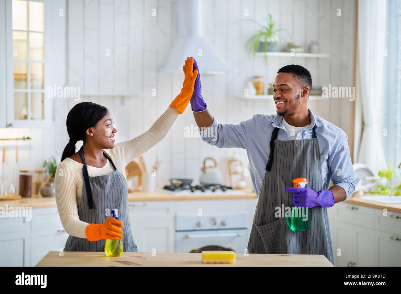 Husband doing housework hi-res stock photography and images - Alamy