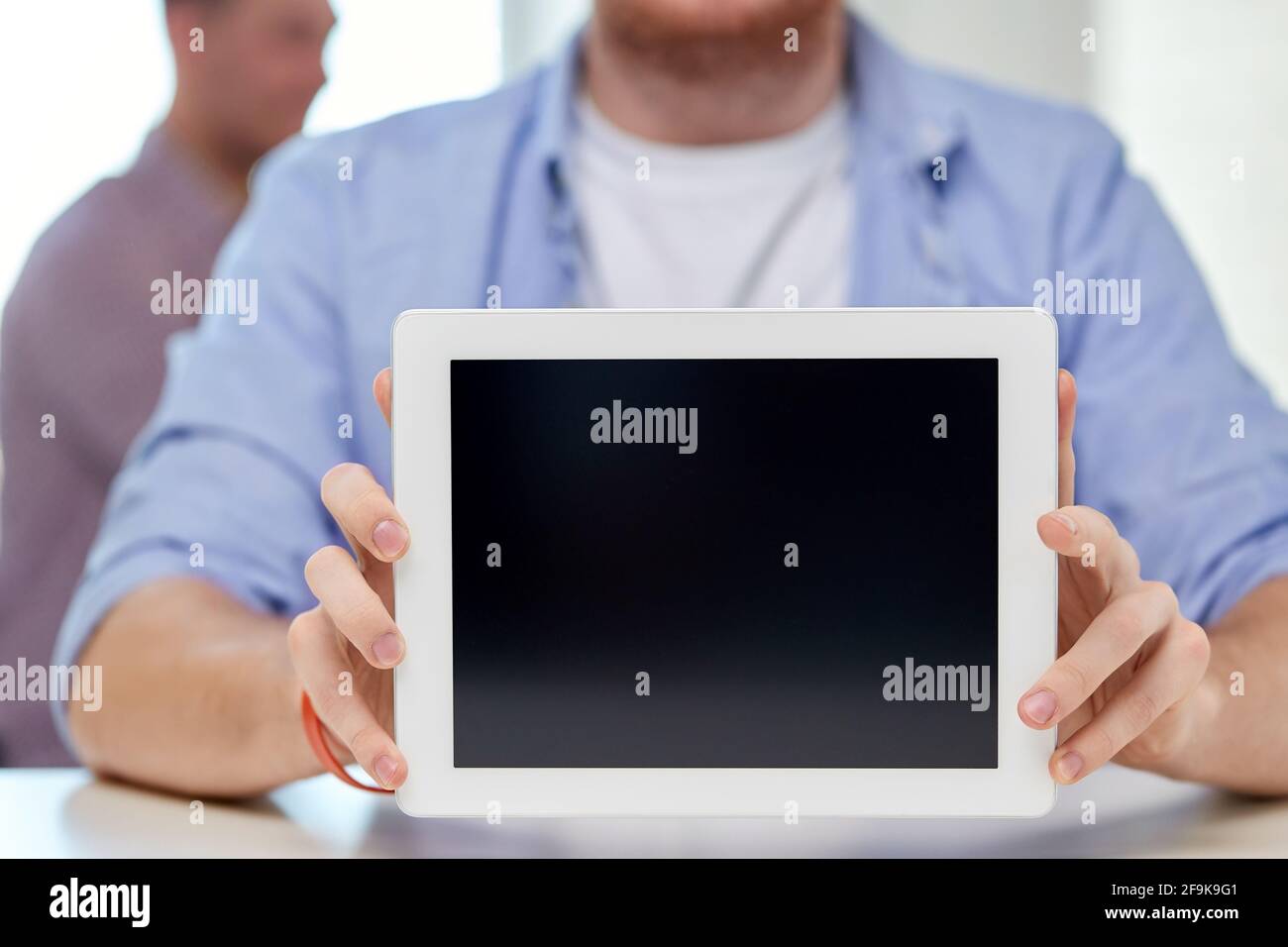 Close up mockup tablet hi-res stock photography and images - Alamy