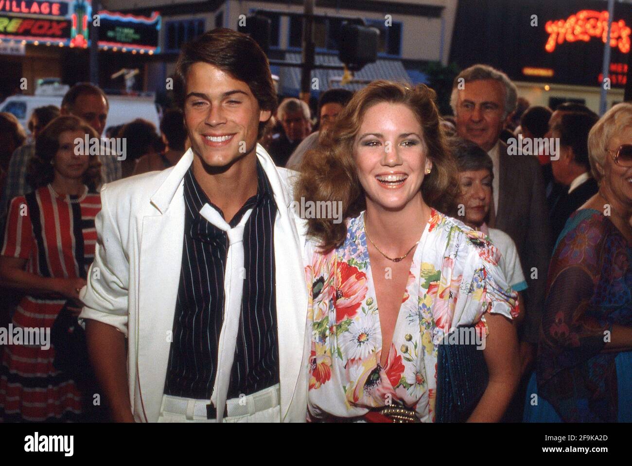 Rob Lowe and Melissa Gilbert Circa 1980's Credit: Ralph Dominguez ...