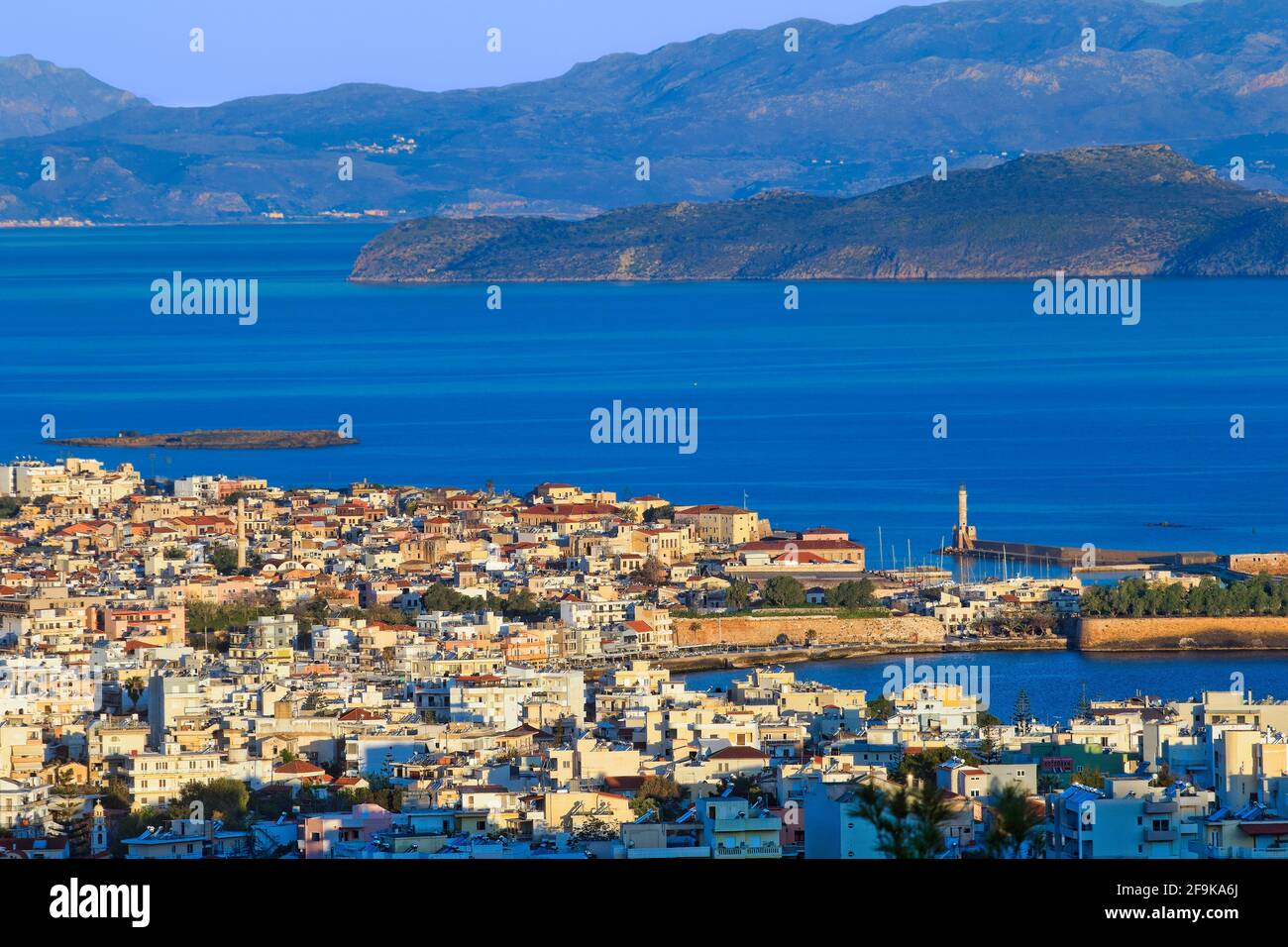 Overview of Chania Stock Photo - Alamy