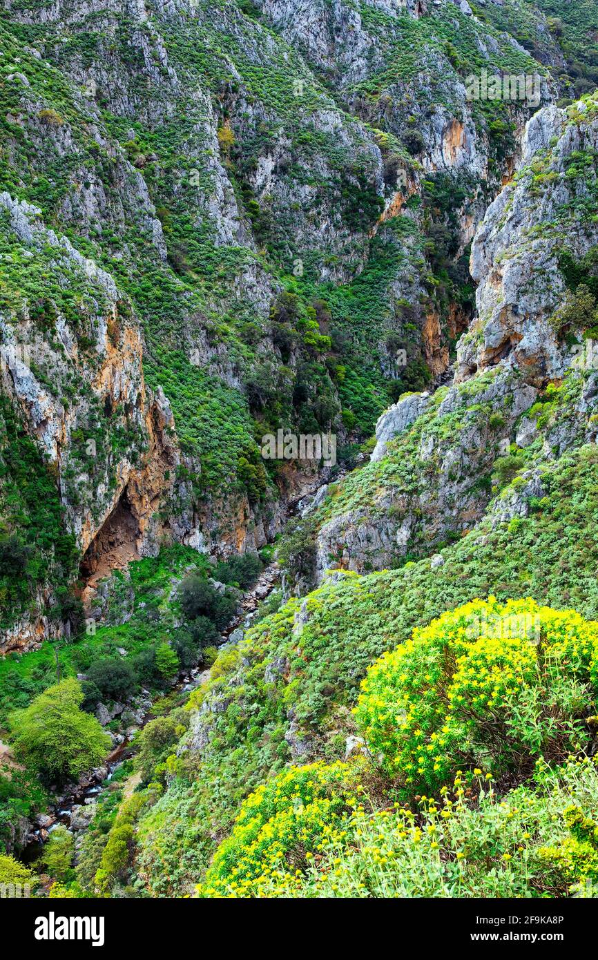 Topolia Gorge, Crete Stock Photo - Alamy