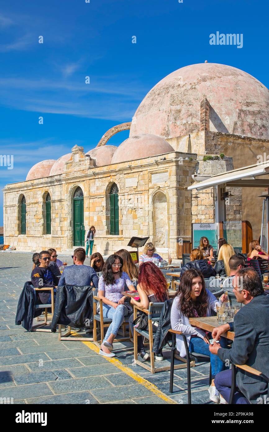The Janissaries Mosque in Chania Stock Photo - Alamy