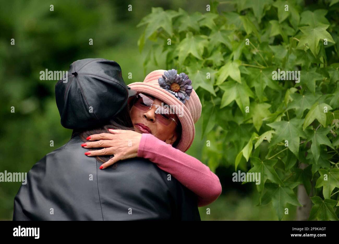 SHIRLEY BASSEY WITH GABRIEL IN HYDE PARK WHERE THEY WILL PERFORM ...