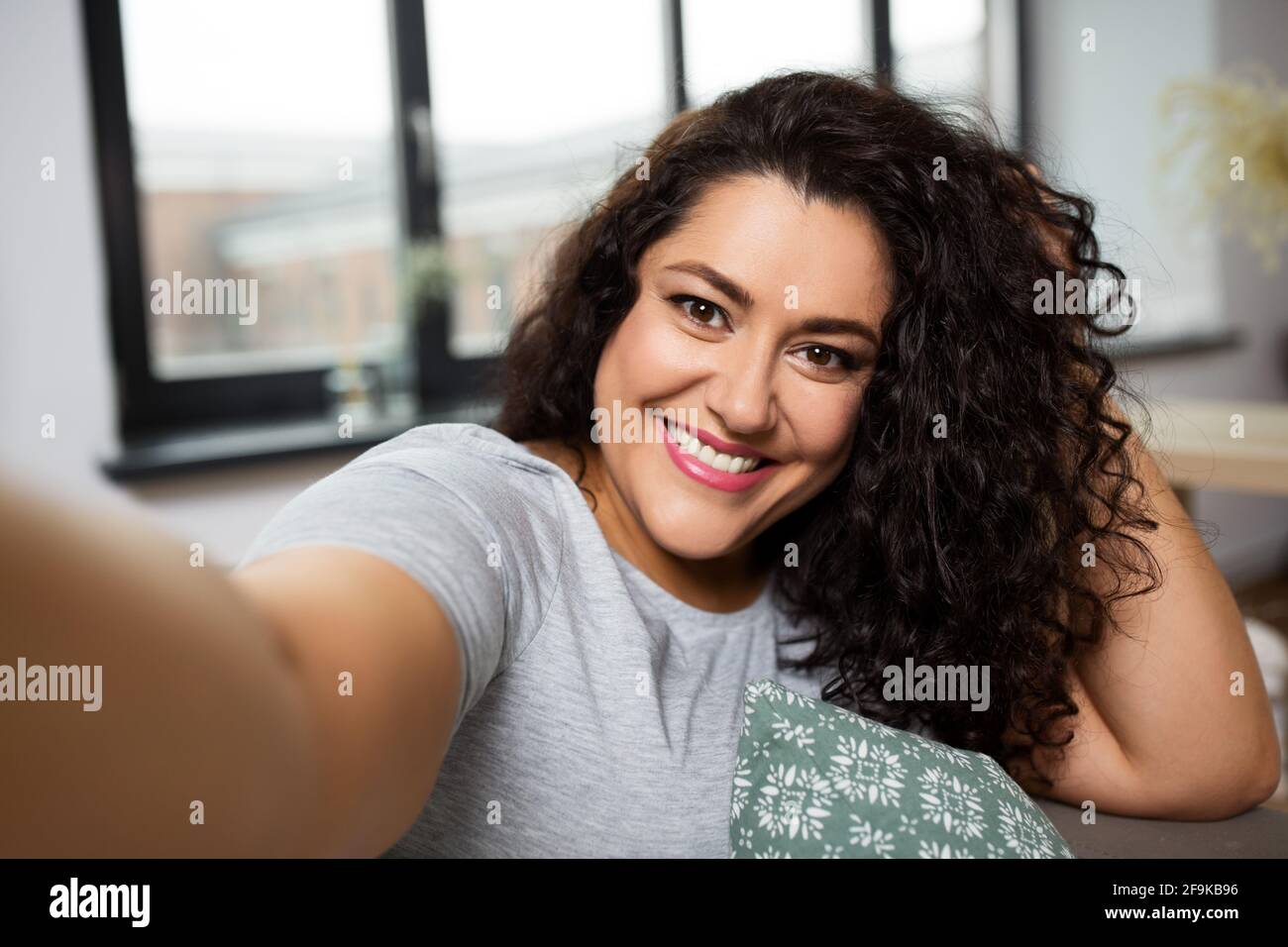 Beautiful happy smiling plus size hi-res stock photography and images ...