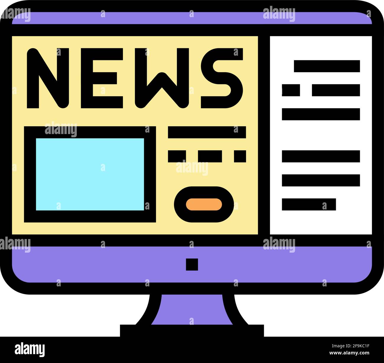 reading news mens leisure color icon vector illustration Stock Vector ...
