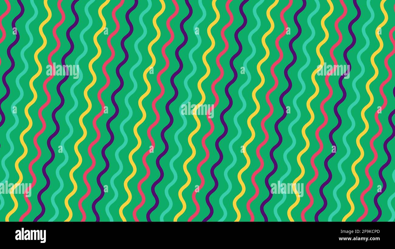 Abstract green wave pattern hi-res stock photography and images - Alamy