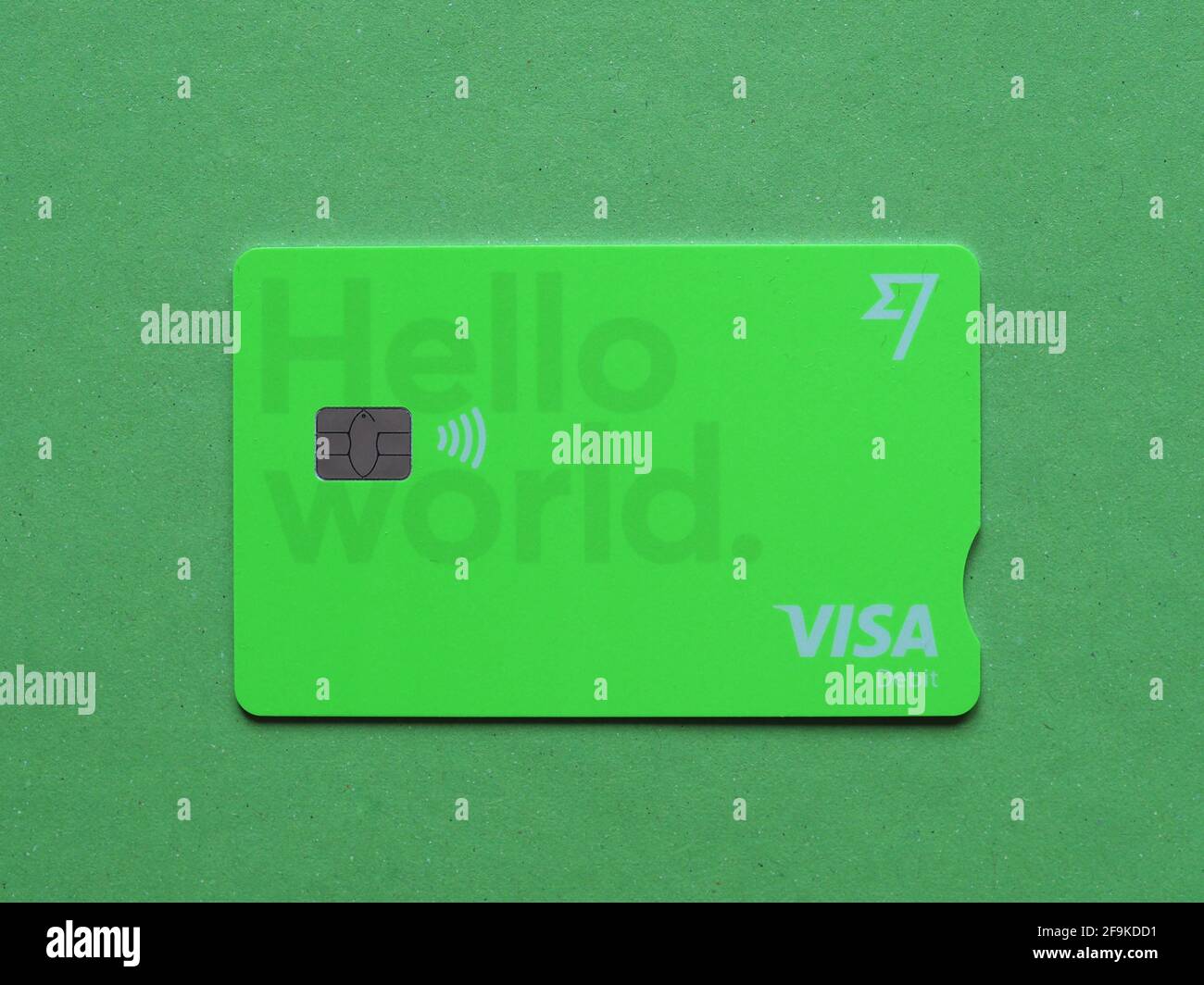 LONDON, UK - CIRCA APRIL 2021: Wise (formerly Transferwise) prepaid ...