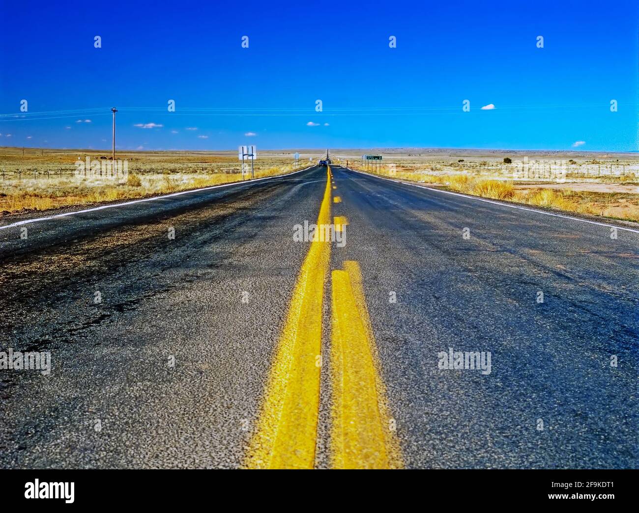 Desert Road in Arizona Stock Photo - Alamy