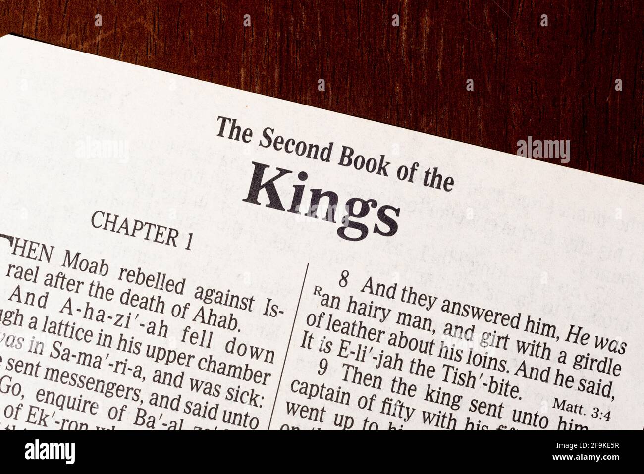 Book of kings bible hi-res stock photography and images - Alamy