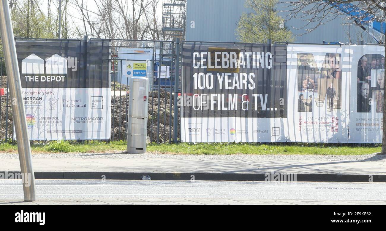 Pop up film studios "The Depot Stock Photo - Alamy