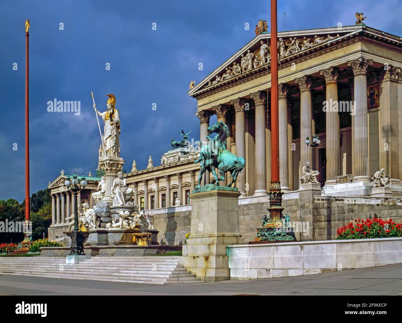 The parliament building in vienna hi-res stock photography and images ...