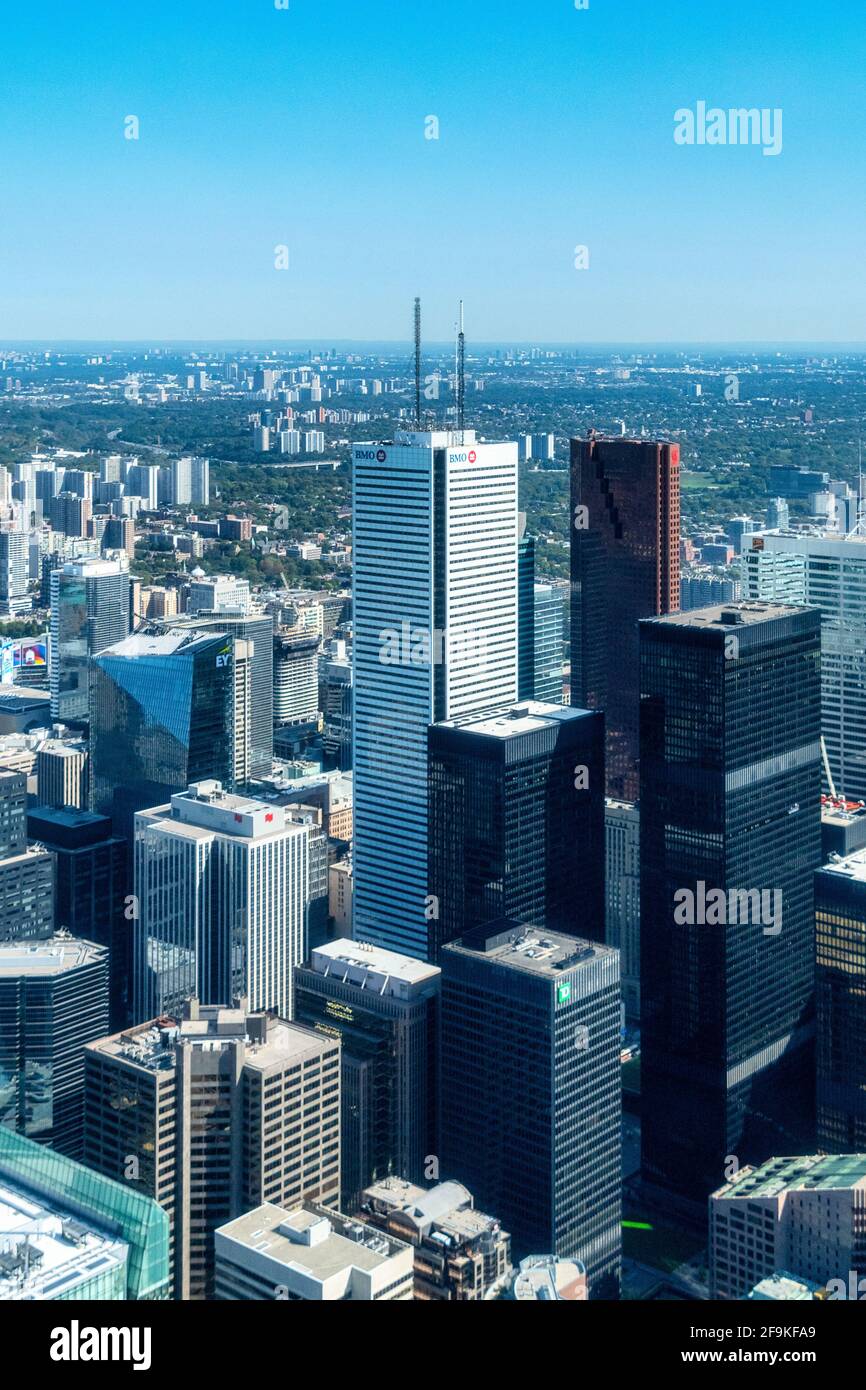 Aerial view skyscrapers hi-res stock photography and images - Alamy